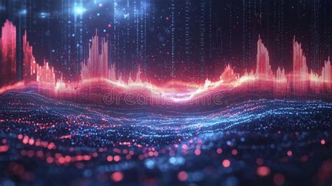 Vibrant Data Flow In Modern Digital Art Style Stock Illustration Illustration Of Design