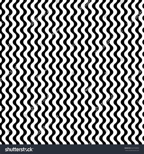 Vector Seamless Pattern Vertical Wavy Lines Stock Vector Royalty Free 522743032