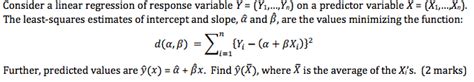 solved consider a linear regression of response variable y