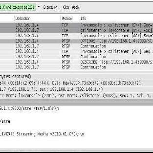3 RTSP Traffic Capture Download Scientific Diagram