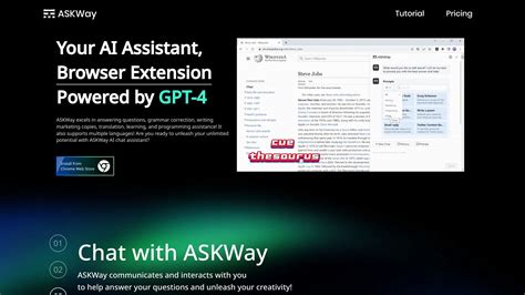 Askway Ai 어시스턴트 Gpt 4로 생산성 향상 Creatiai