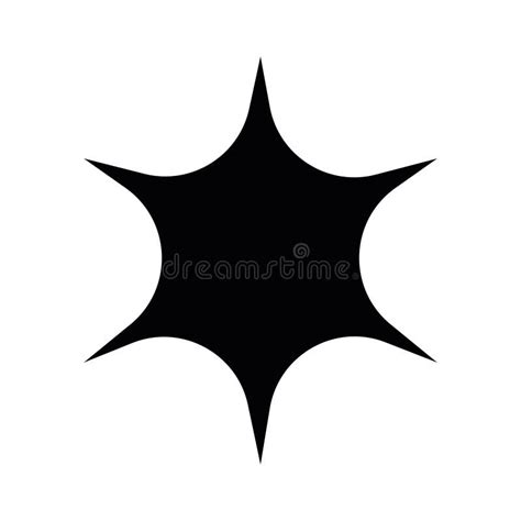 Radiating Star Shape Stock Vector Illustration Of Vector 342739769