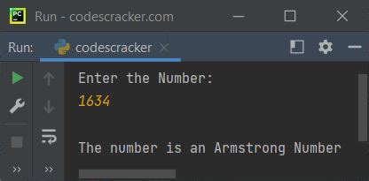 Python Program To Check Armstrong Number