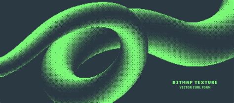 Premium Vector 8bit Pixel Art Style Bitmap Texture Curl Form Vector