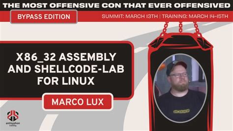 antisyphon training on linkedin another run of x86 32 assembly and shellcode lab for linux