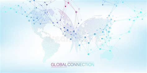 Plexus Abstract Digital Background Digital Network Connection Banner Design Template In The