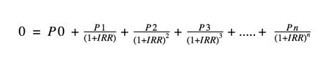 Internal Rate Of Return Formula Trade Brains