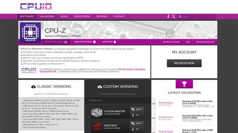 Cpuid 釋出 Cpu Z V2 10，連帶揭露 Intel Arrow Lake 產品命名