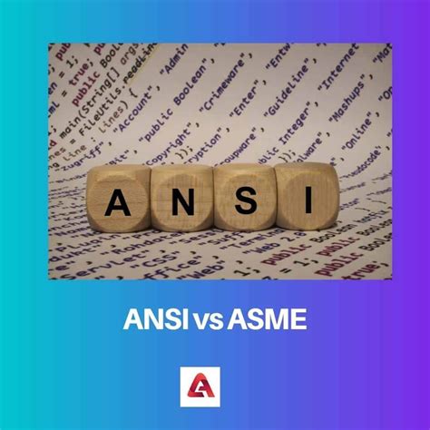 Ansi と Asme 違いと比較