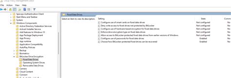 Trying To Enable Basic Version Of Bitlocker Through Group Policy Microsoft Qanda