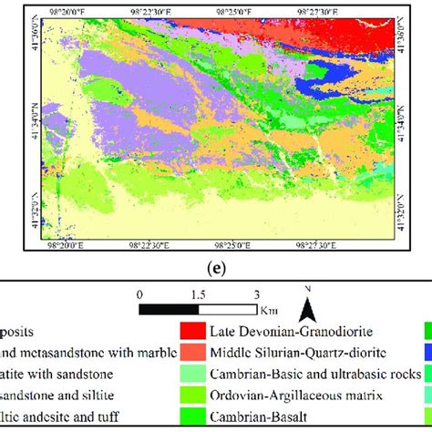 lithological classification of the s2a dem dataset using machine download scientific diagram