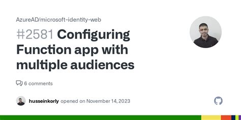 Configuring Function App With Multiple Audiences · Issue 2581 · Azureadmicrosoft Identity Web
