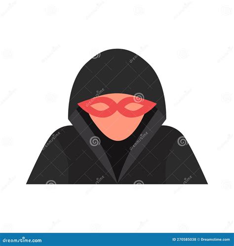 Hacker Anonymous Avatar Composition Stock Vector Illustration Of