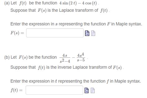 Solved A Let F T Be The Function Sin T Cos T Suppose Chegg Com