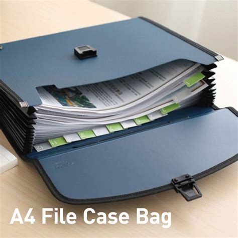 バッグ型 ファイルケース A4 ドキュメントファイル ドキュメントケース13ポケット 書類ケース 持ち運び クリアファイル クリアポケット 便利 File Bag 2 ご注文ドットコム