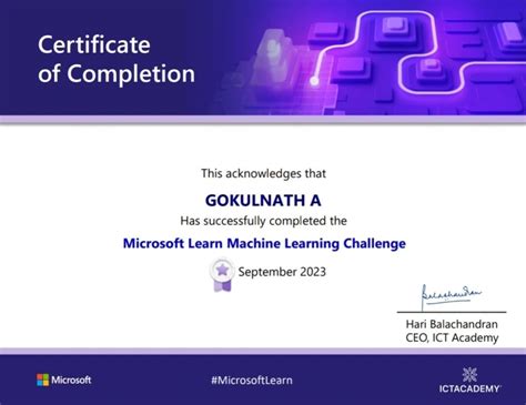 Gokulnath A On Linkedin Machinelearning Microsoftcertified