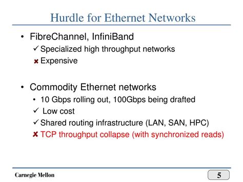 ppt tcp throughput collapse in cluster based storage systems