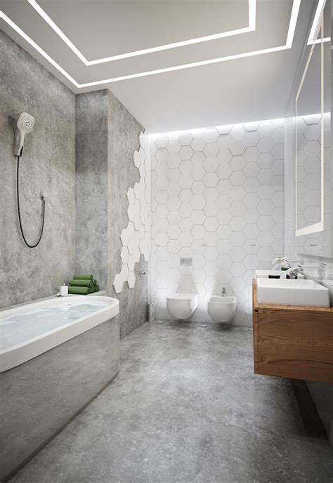 Ванная микроцемент дизайн интерьера 87 фото