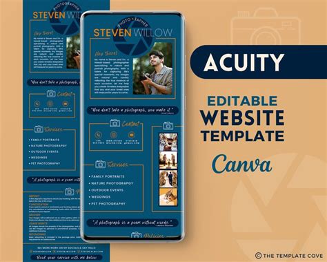 canva acuity scheduling layout acuity template photography diy