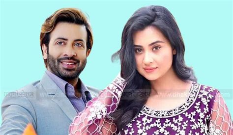 সামনে বুবলী পেছনে শাকিব খান