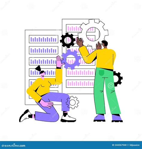 Big Data Job Abstract Concept Vector Illustration Stock Vector Illustration Of Metaphor