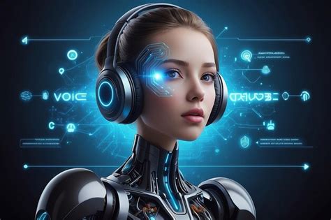 Premium Photo Search Technology Concept Voice Recognition Ai Artificial Intelligence Speak Now