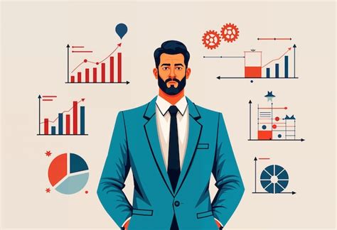 Business Graphics Presentation Illustration Ai Generated Image