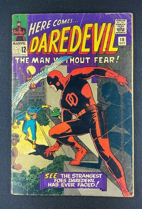Daredevil 1964 10 Vg 40 Wally Wood Art Comic Books Silver Age