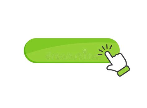 Click Here Banner Icon In Flat Style Ecommerce Vector Illustration On Isolated Background Stock