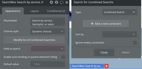 How Do I Show Both A Data Type And An Option Set In Searchbox Need Help Bubble Forum