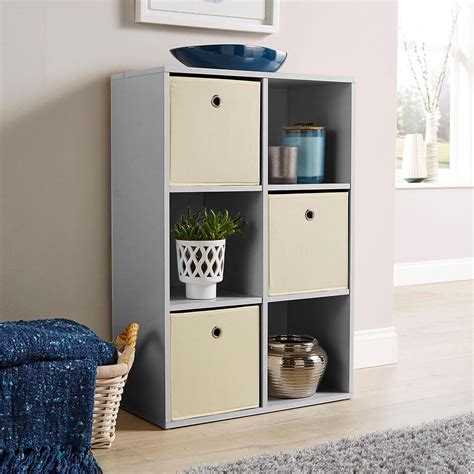 Home Source 6 Cube Storage Shelf Unit