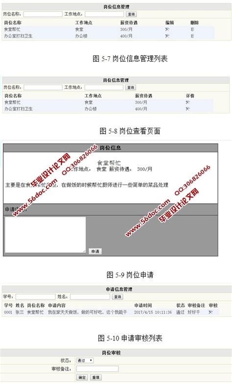 勤工俭学助学管理系统的设计及实现 asp sql 含录像 asp 56设计资料网