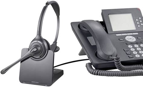 Plantronics CS Phone Headset DECT Cordless Mono On Ear Black Conrad Com