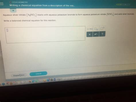 Solved Aqueous Silver Nitrate Agno 3 Reacts With Aqueous