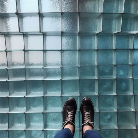 Bumpy Glass Walkway With Clear View Stable Diffusion Online