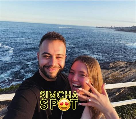 Engagement Of Ben Shwartz And Danya Talbot Simcha Spot