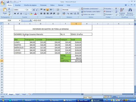 Tabla Excel Gastos At Denise Callaghan Blog