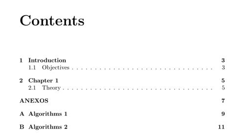 Appendices In Table Of Content TOC Remove Indentation TeX LaTeX Stack Exchange
