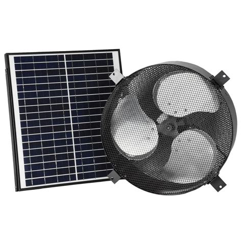 Reviews For Iliving 1750 Cfm Black Solar Powered Gable Mount Solar