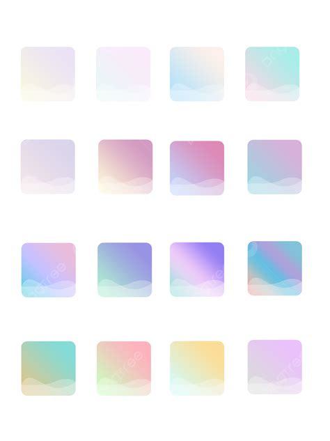Icon Element Gradient Icon Background Rainbow Color Gradient Icon
