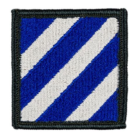 Army 3rd Infantry Division Patch Full Color With Velcro