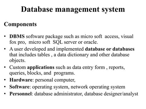 Unit I Database Concepts Rdbms And Oracle Pptx