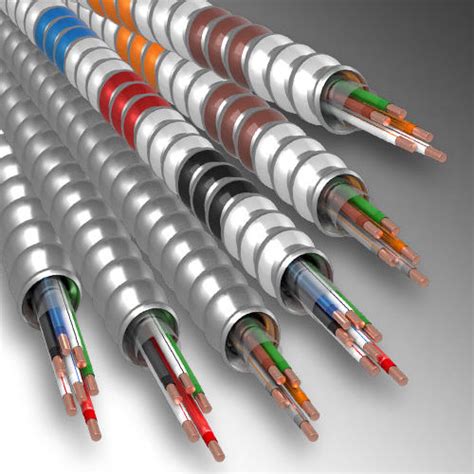 Mc Plus Cable 12 3 Phase Black Red Blue 12 3 Neutral 3 Whites 12 1 Ground Type Mc Steel