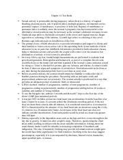 Comprehensive Study Notes On Pregnancy And Birth Course Hero