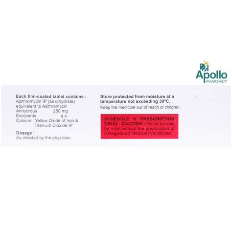 Azithral Tablet Uses Side Effects Price Apollo Pharmacy