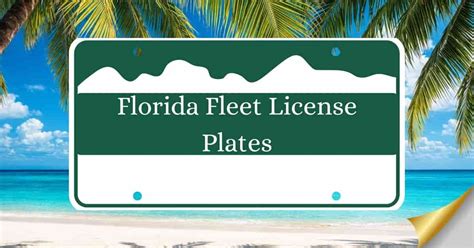 Florida Fleet License Plates