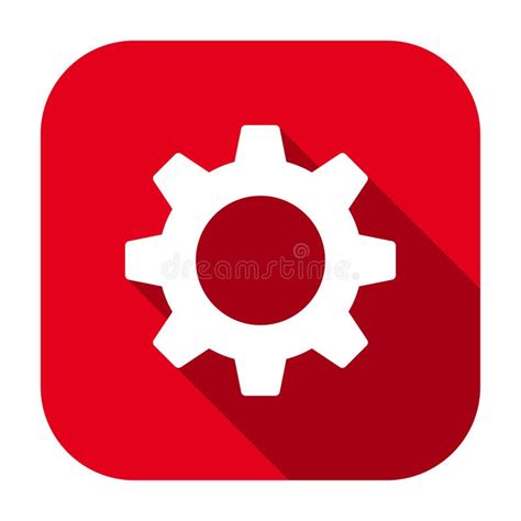 Settings Icon Red Square Button Stock Illustrations 450 Settings Icon Red Square Button Stock