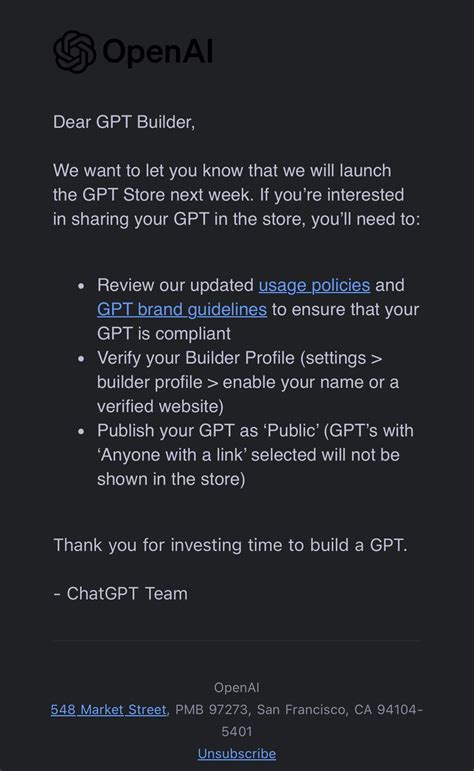 Openai Gpt Store Will Launch Next Week Rsingularity