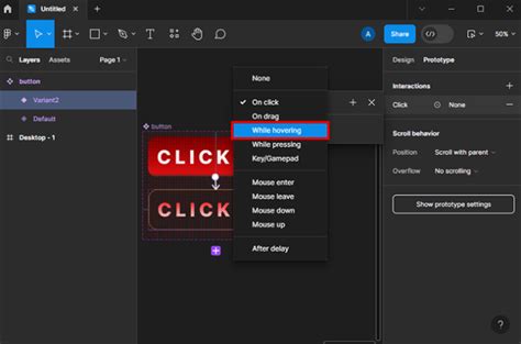 How To Make A Hover Effect In Figma