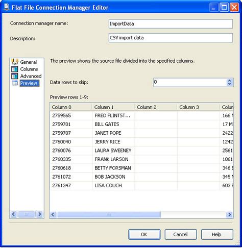 Strip Double Quotes From An Import File In Integration Services Ssis